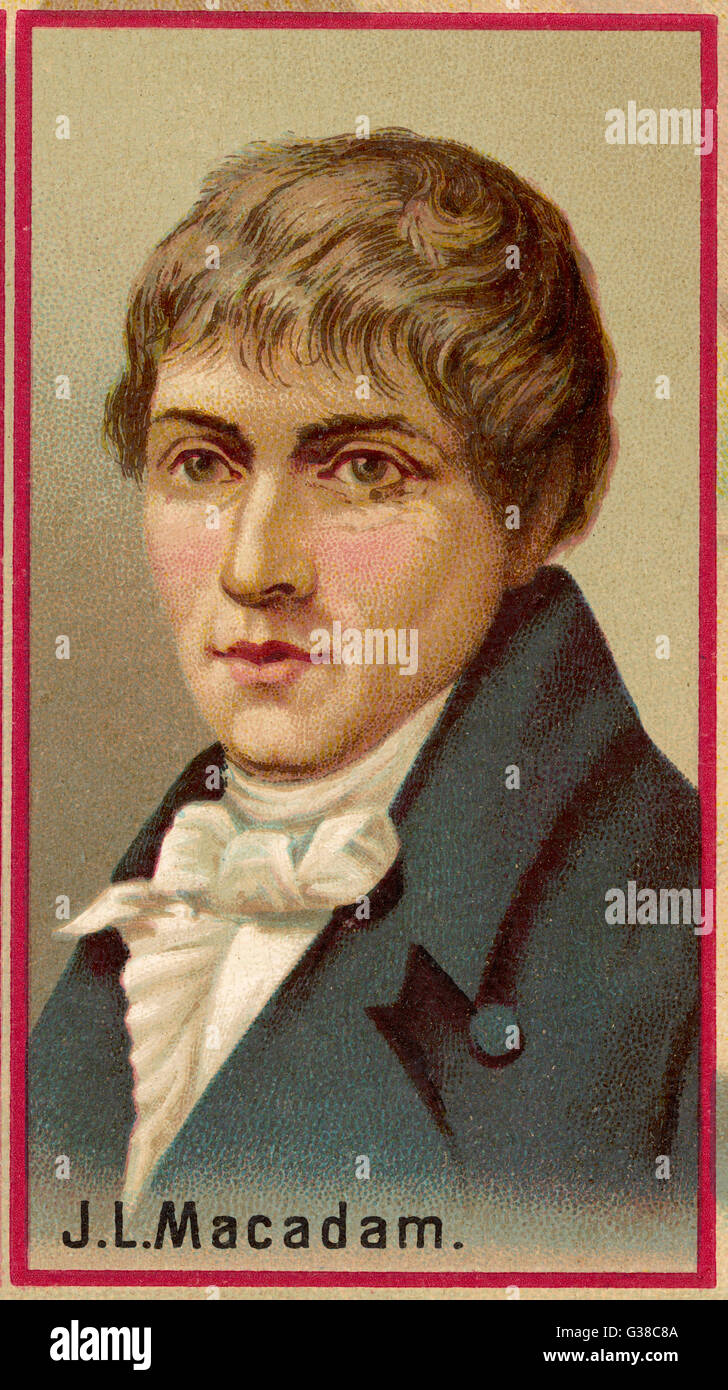 John loudon macadam hi-res stock photography and images - Alamy