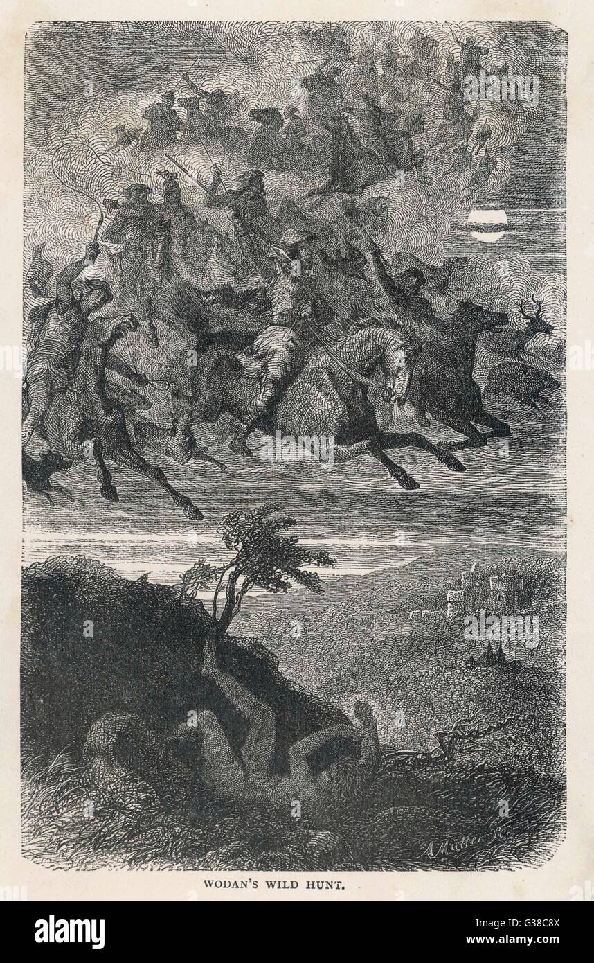 ODIN'S WILD HUNT Stock Photo - Alamy
