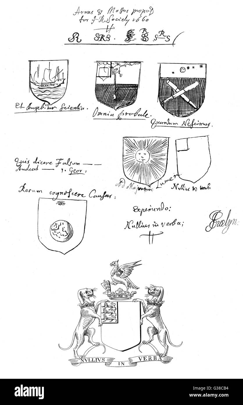 1660 the royal society hi-res stock photography and images - Alamy