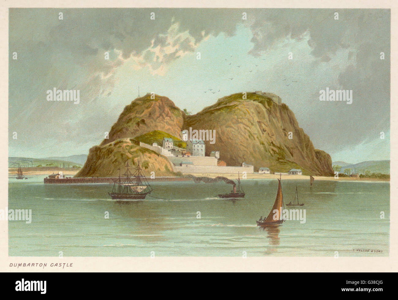 Dumbarton castle dumbarton rock hi-res stock photography and images - Alamy