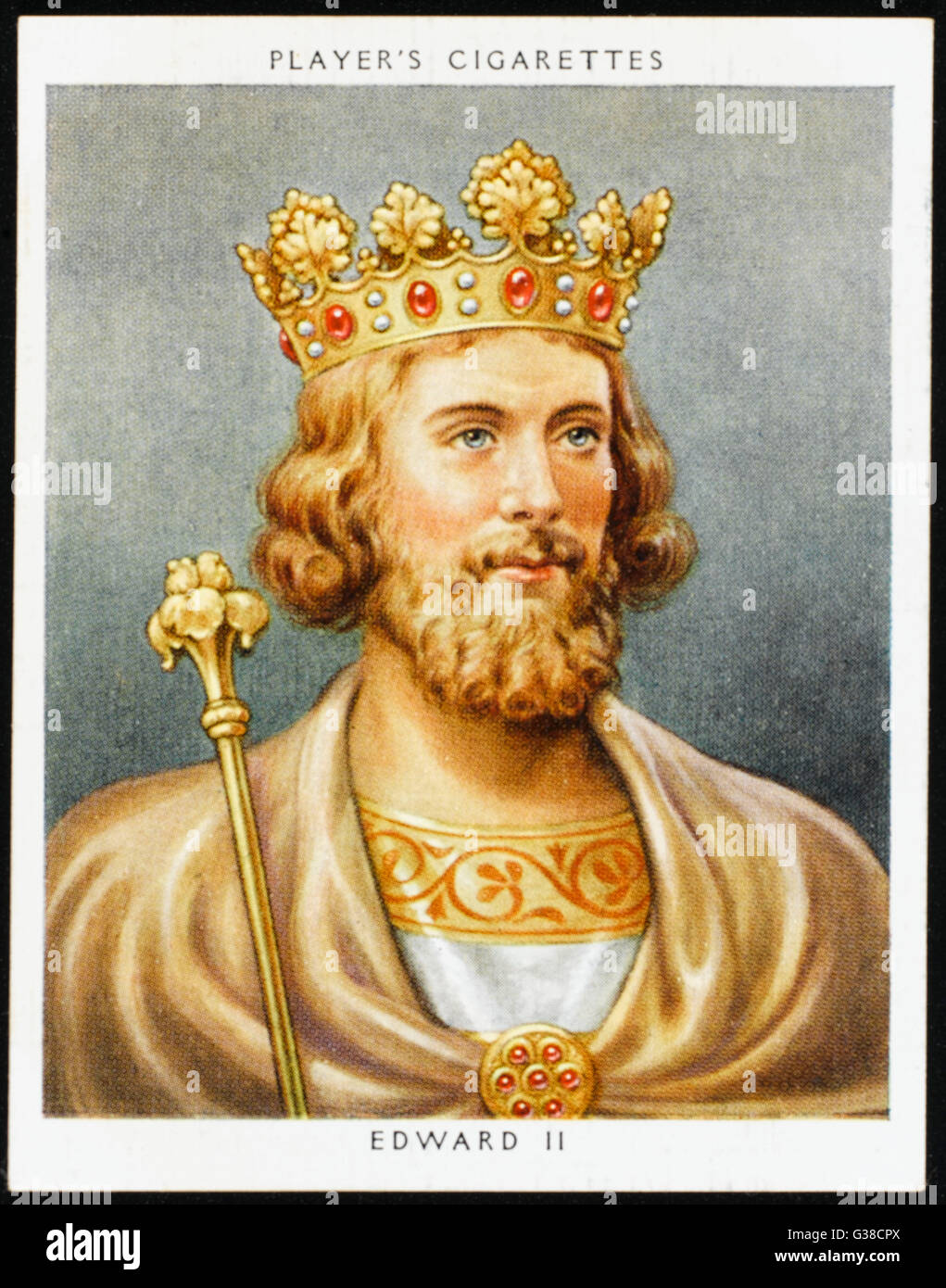 King Edward II Stock Photo - Alamy