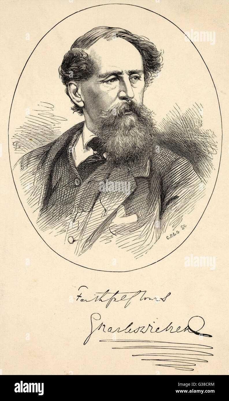Charles dickens signature hi-res stock photography and images - Alamy