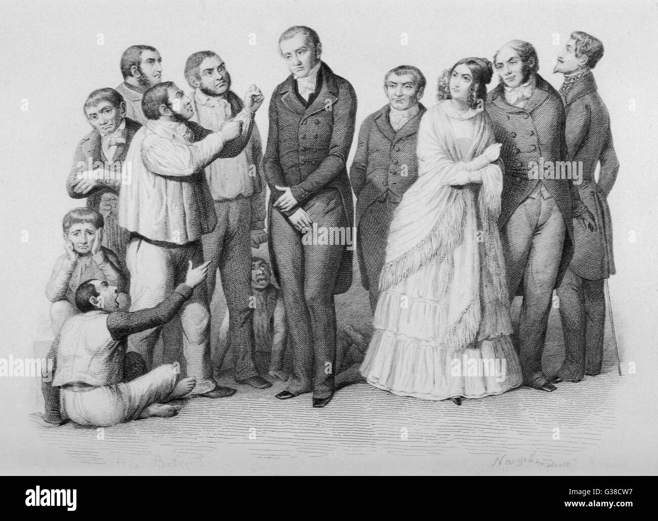 Phrenology spurzheim hi-res stock photography and images - Alamy