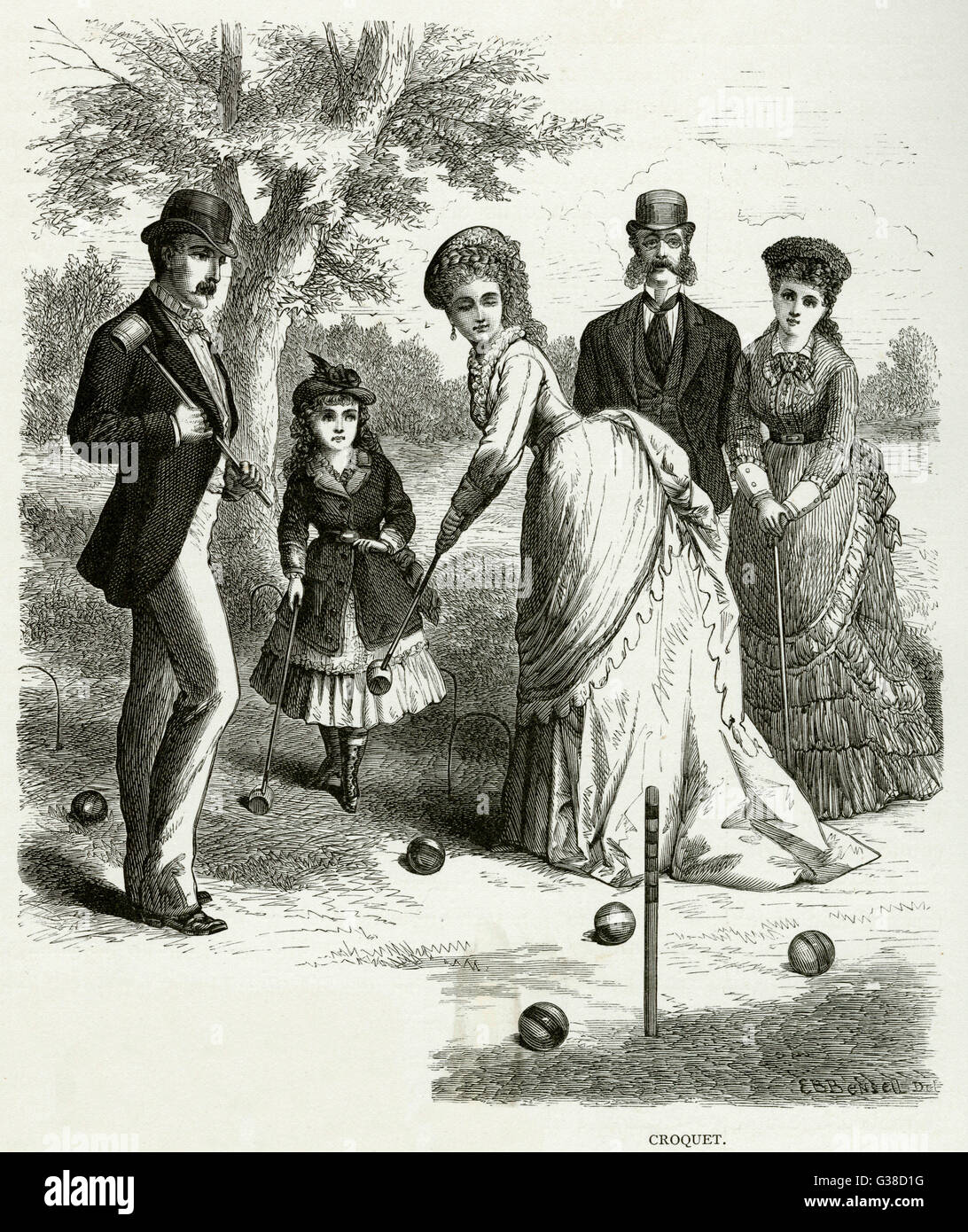 Croquet Game, USA Stock Photo - Alamy