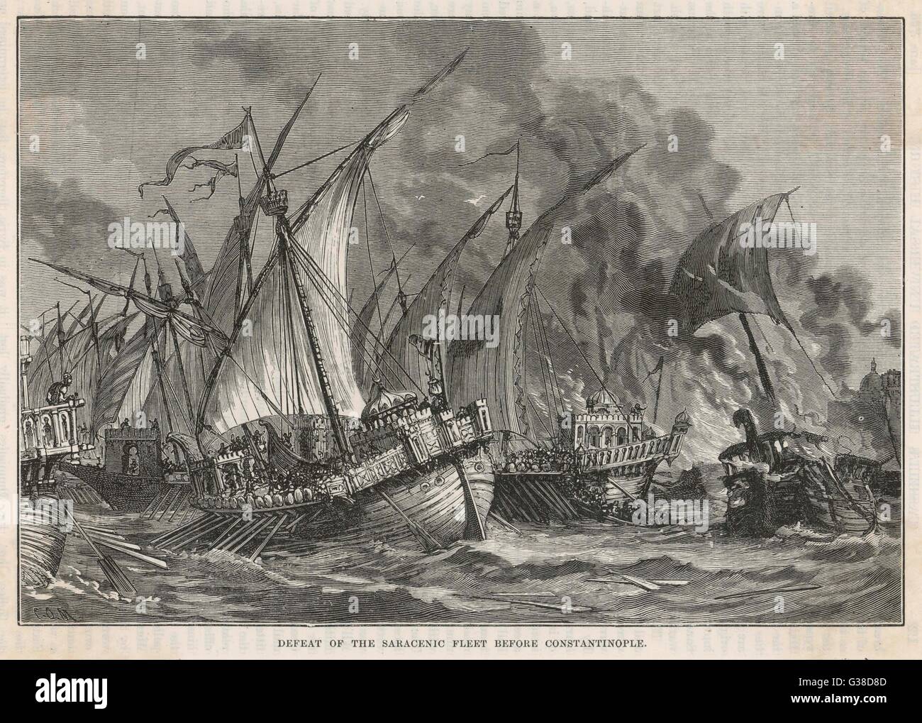 SARACENS ATTACK CONSTAN Stock Photo - Alamy