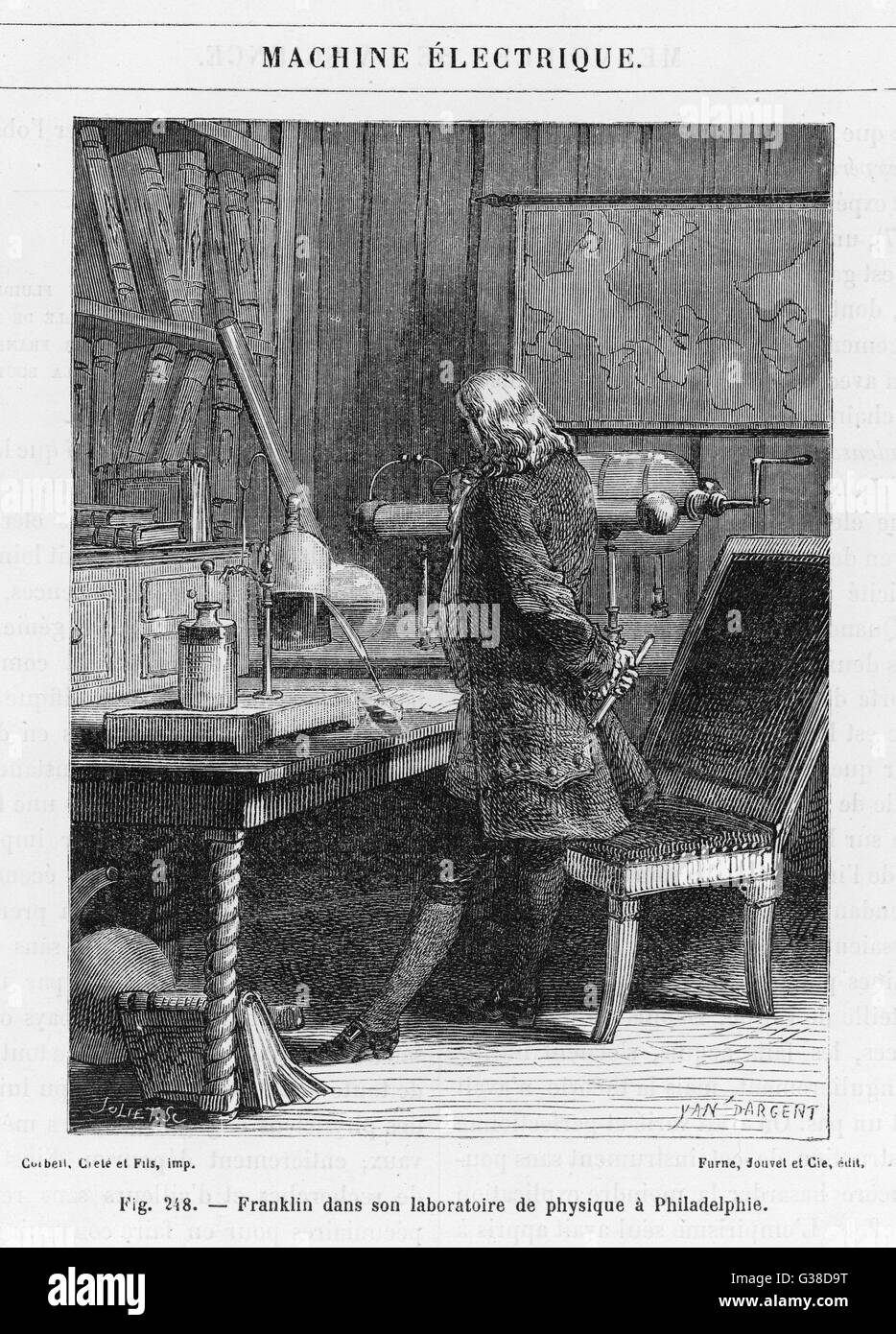 BENJAMIN FRANKLIN - Lab Stock Photo - Alamy