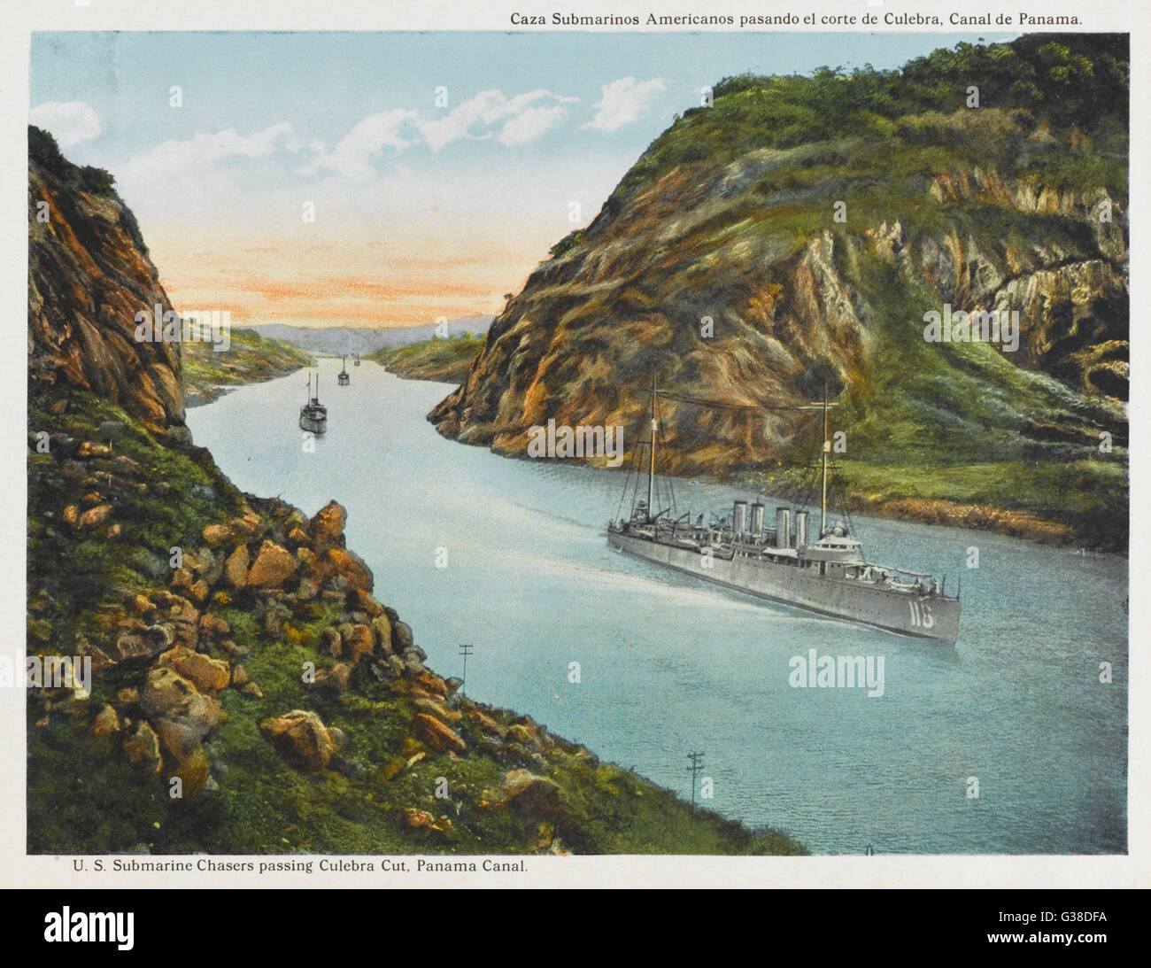 Canal - Panama - Culebra Cut Stock Photo - Alamy