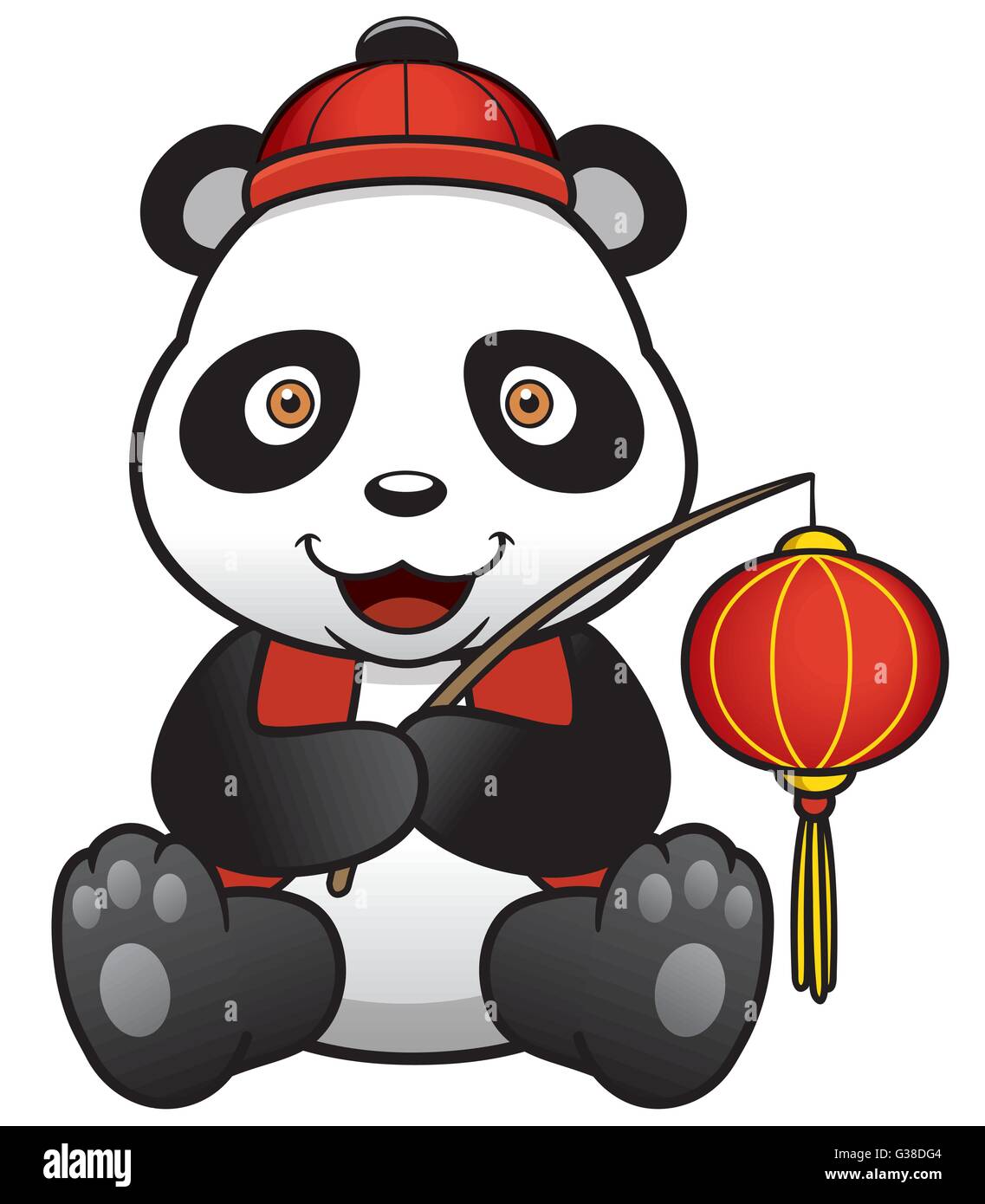 Vector illustration of Panda Cartoon Stock Vector Image & Art - Alamy