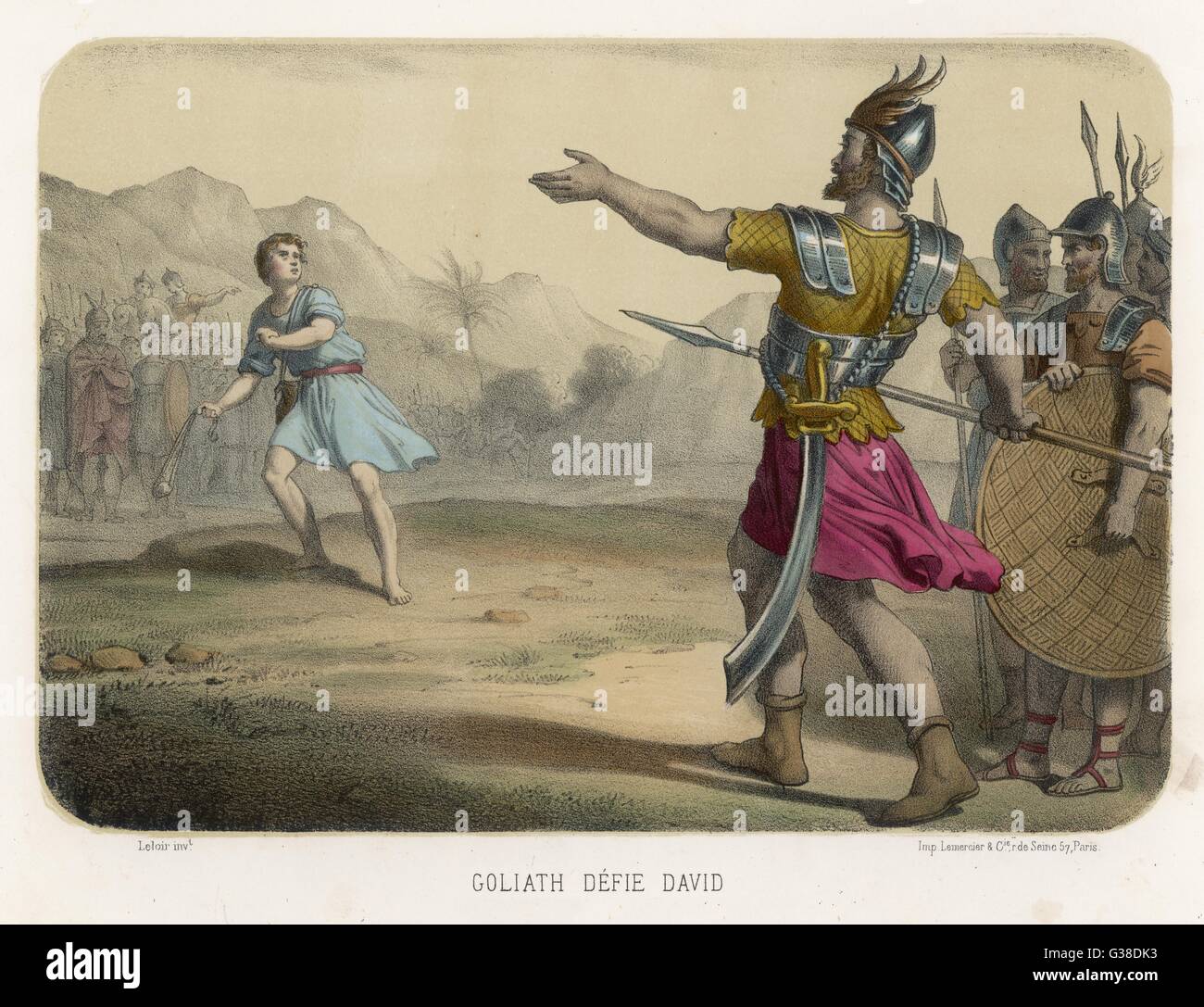 David And Goliath High Resolution Stock Photography and Images - Alamy
