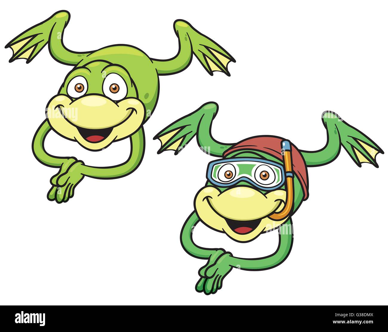 Cartoon frog hi-res stock photography and images - Alamy