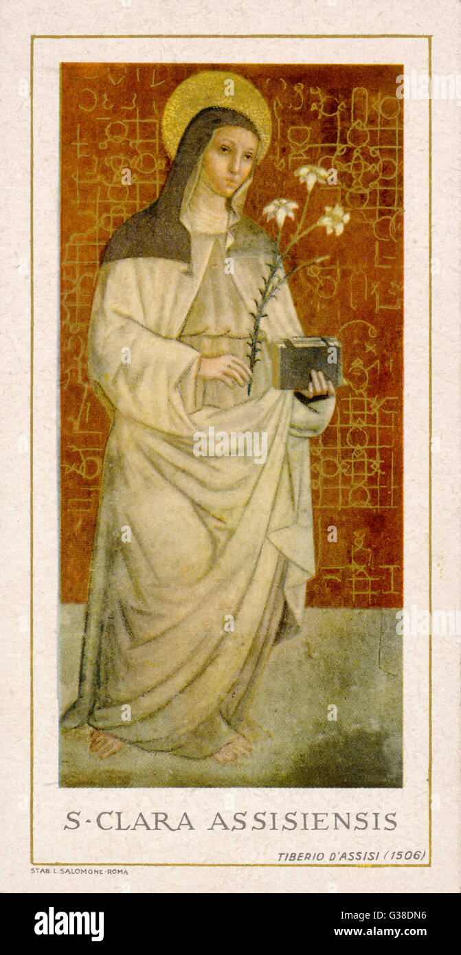 Saint clare of assisi hi-res stock photography and images - Alamy