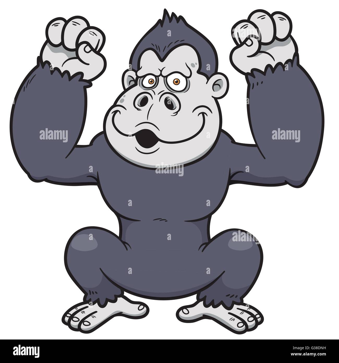 Cartoon gorilla hi-res stock photography and images - Alamy