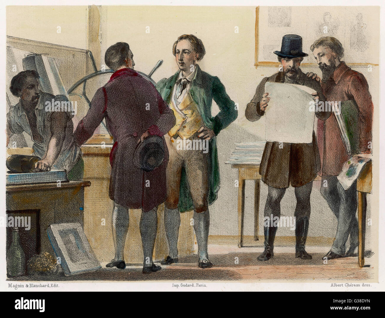 Aloys senefelder german inventor lithography hi-res stock photography ...
