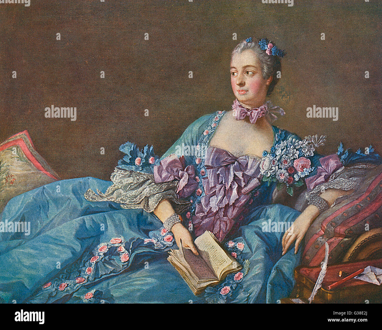 JEANNE-ANTOINETTE POISSON (MARQUISE DE POMPADOUR) - Mistress to Louis ...