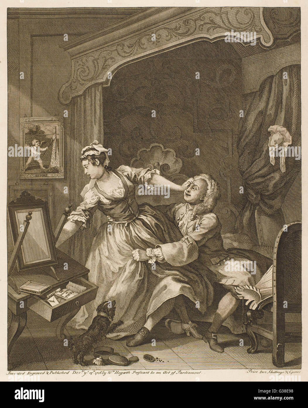 HOGARTH BEFORE AFTER Stock Photo - Alamy