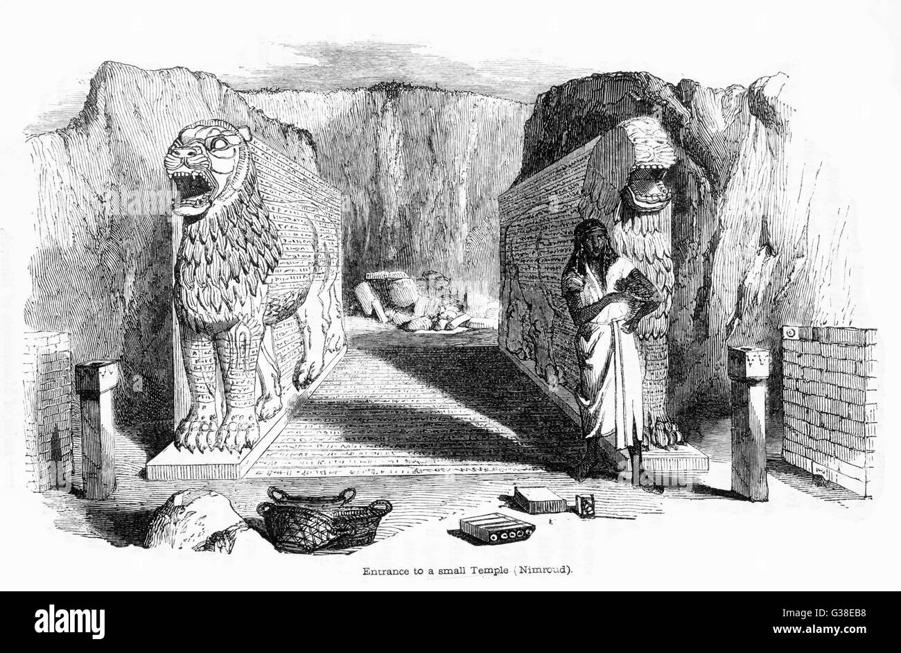 Lions temple Black and White Stock Photos & Images - Alamy