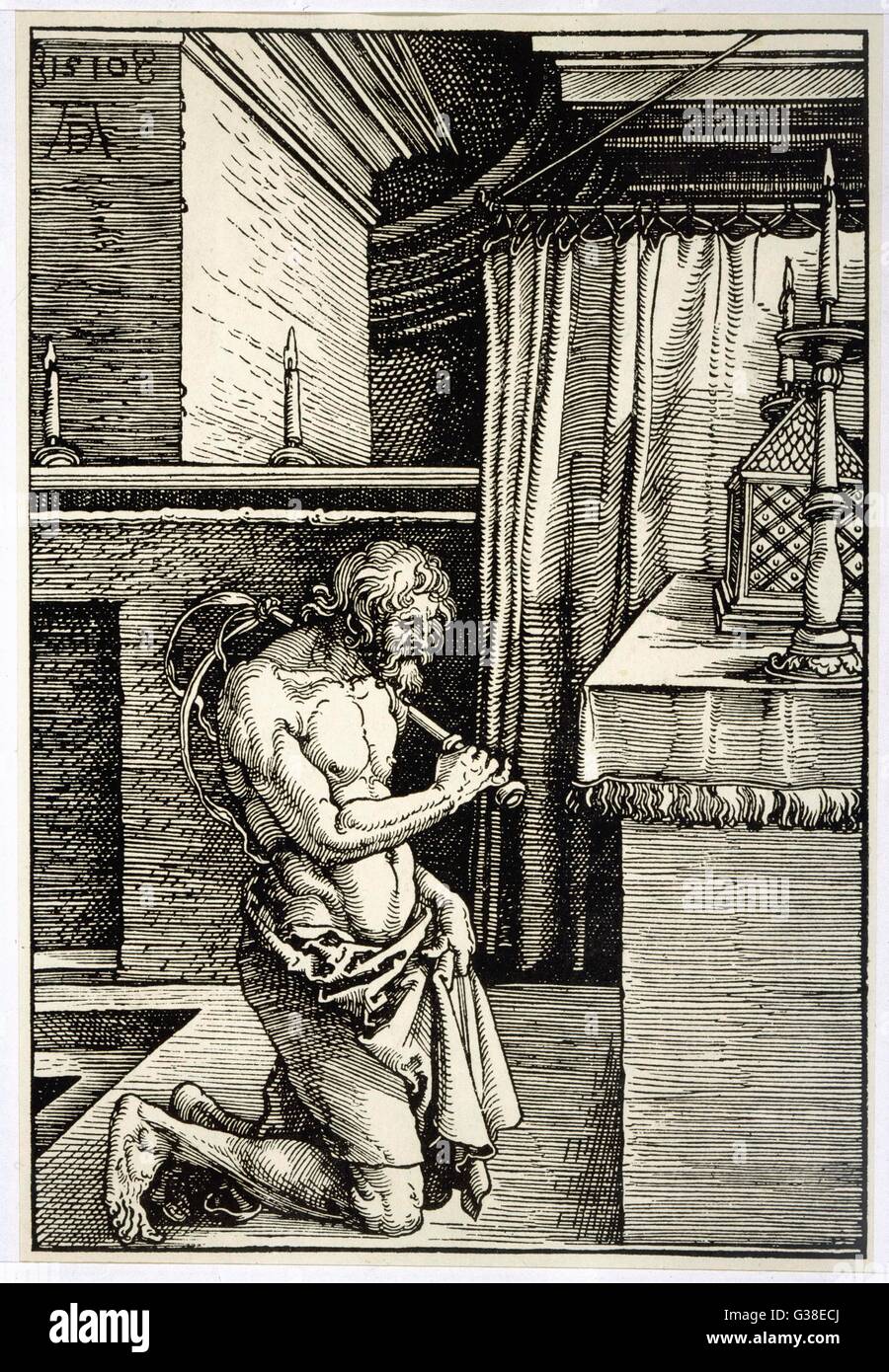 Self flagellation historical hi-res stock photography and images - Alamy