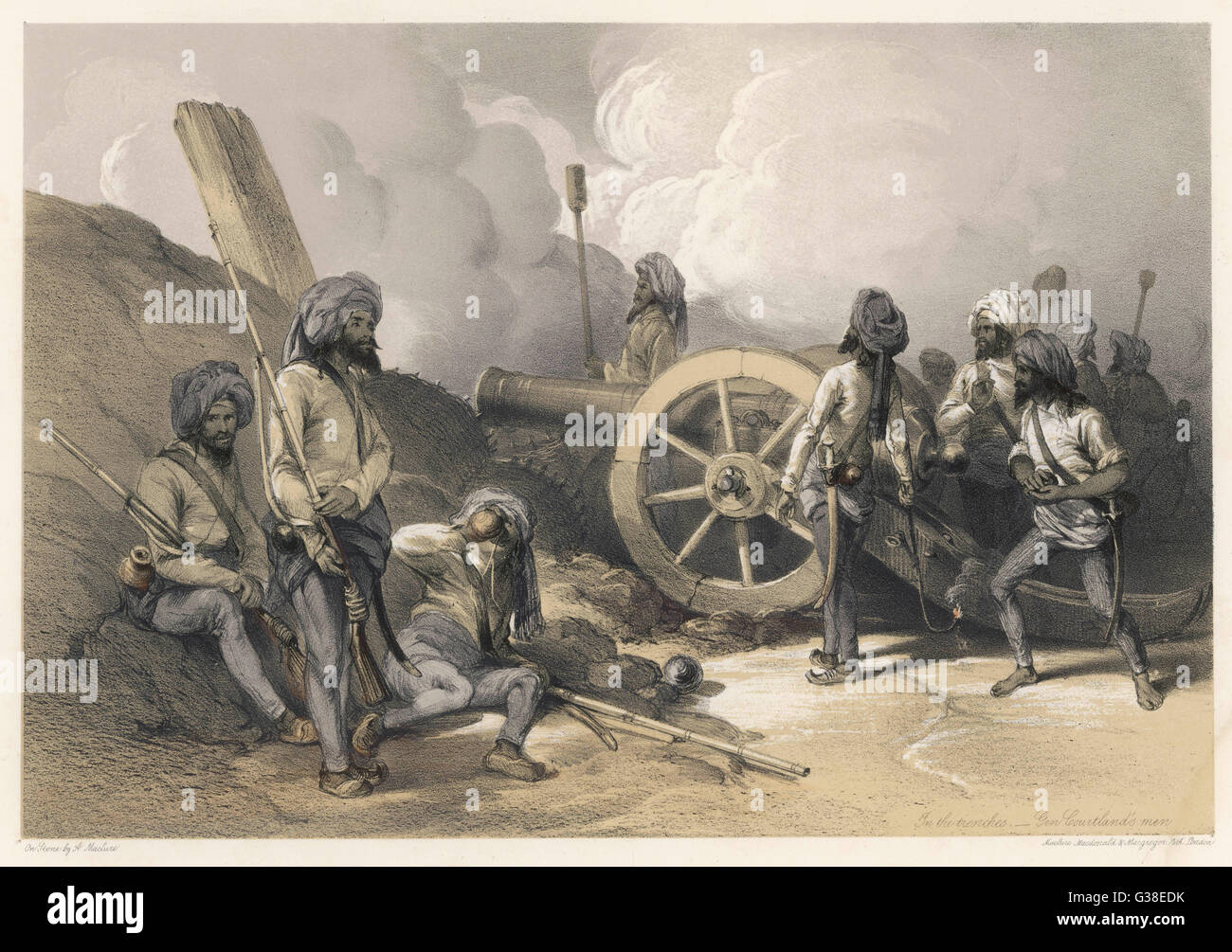 India sikh war multan hi-res stock photography and images - Alamy