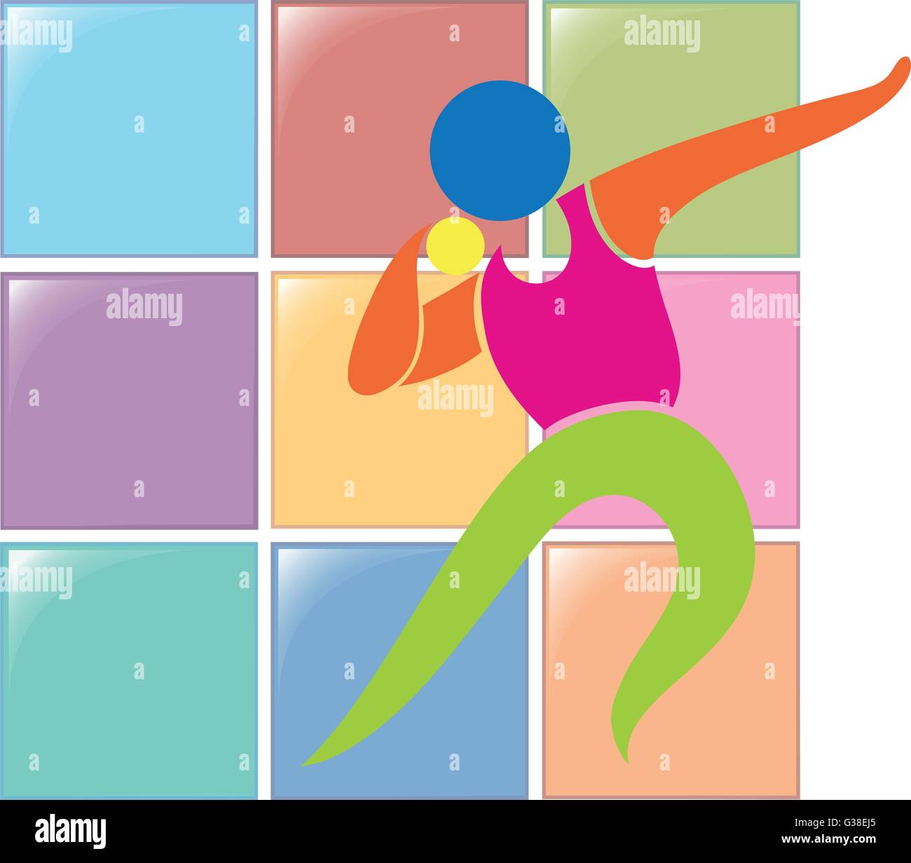 Shot Put Layout Diagram