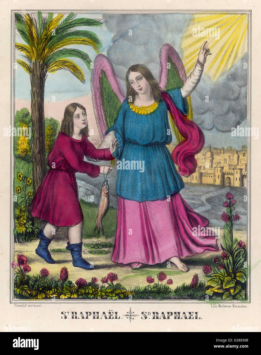 The archangel raphael and tobias hi-res stock photography and images ...
