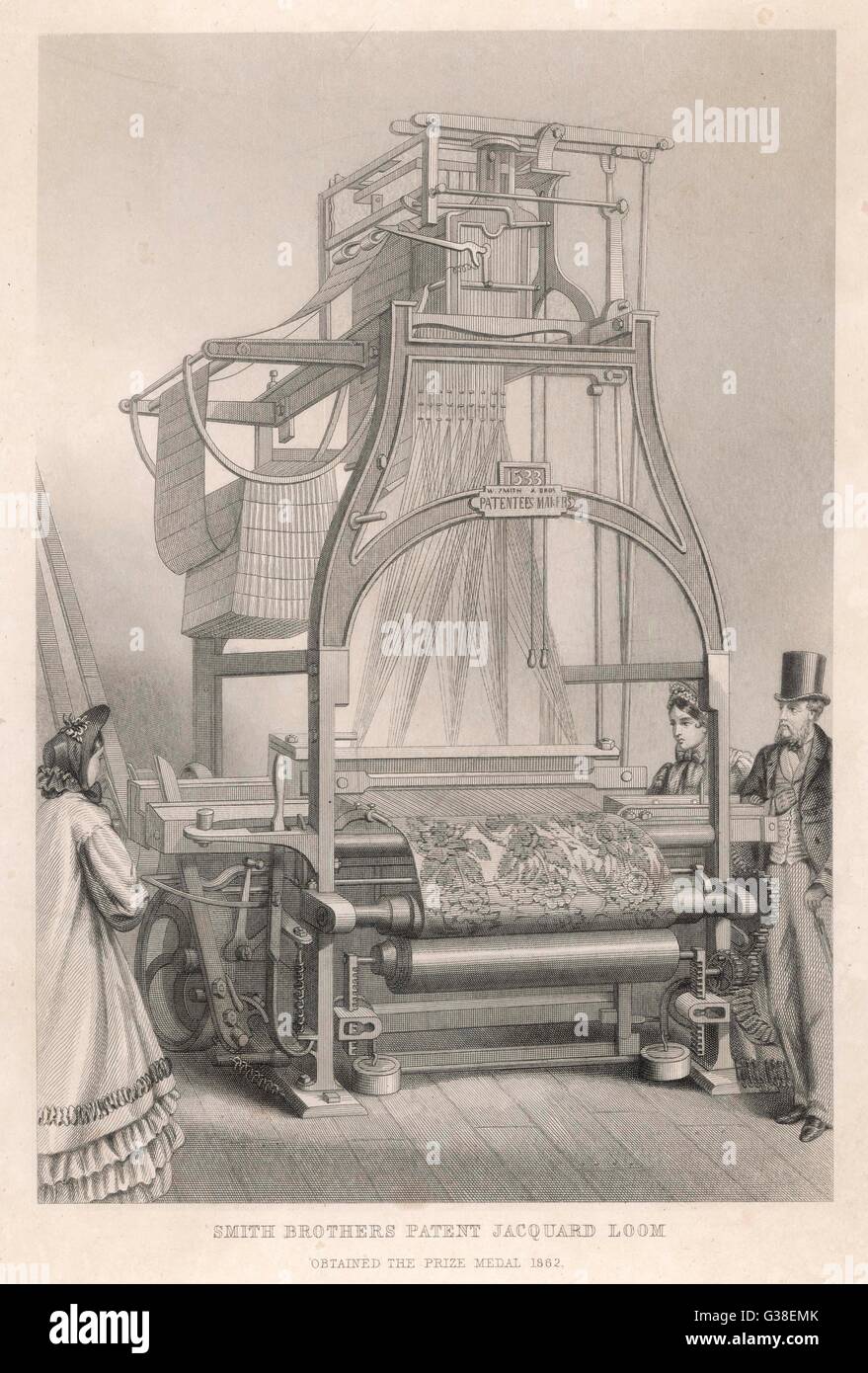 Smith's Jacquard Loom Stock Photo - Alamy
