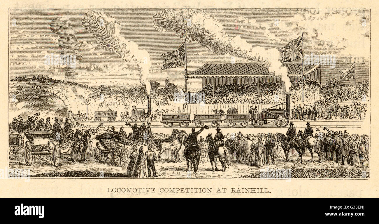 The rainhill competition the rocket hi-res stock photography and images ...