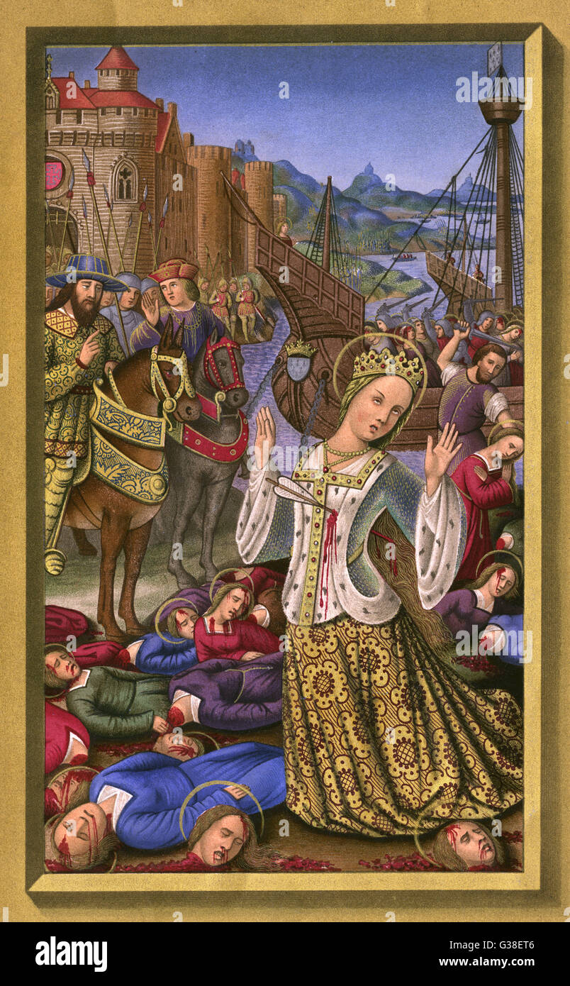 Saint Ursula Martyred Stock Photo - Alamy