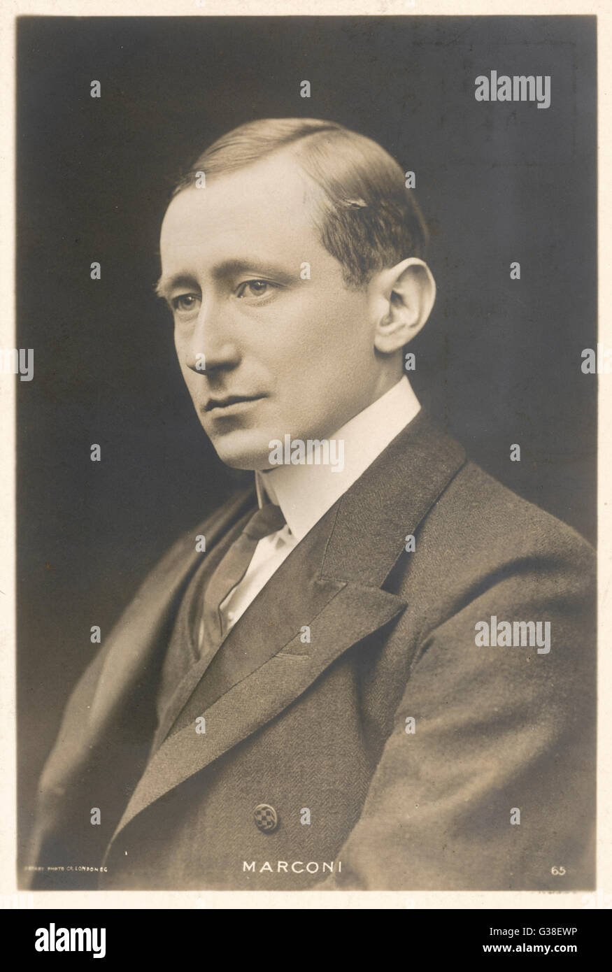 GUGLIELMO MARCONI (1874 - 1937) Italian inventor Stock Photo - Alamy