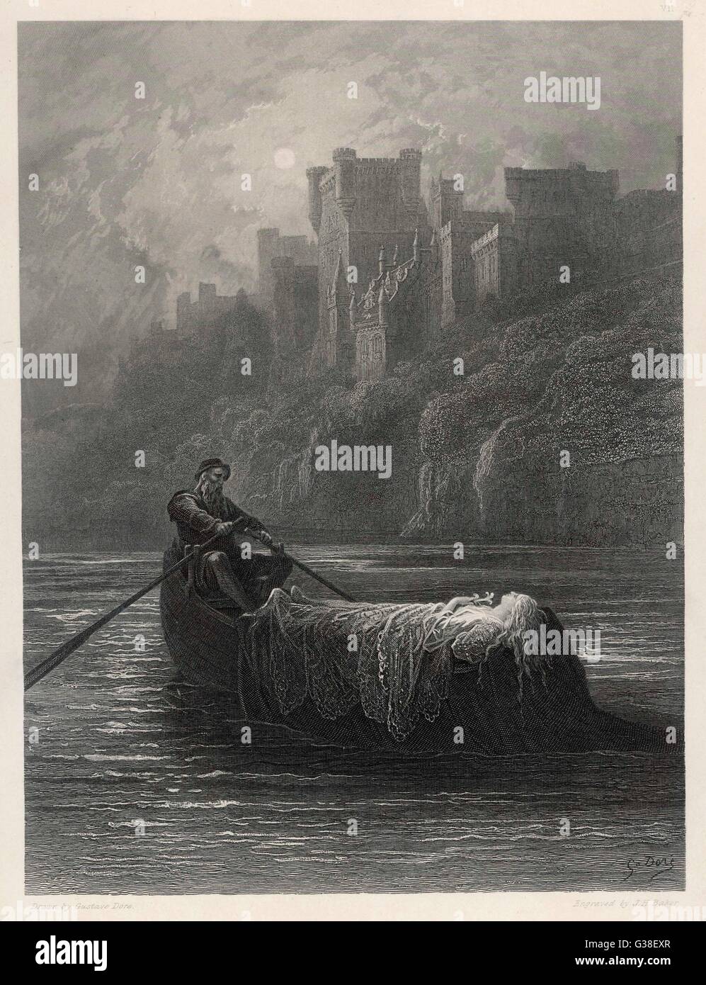 CAMELOT the body of Elaine, the Maid of Astolat, is rowed to Arthur's ...