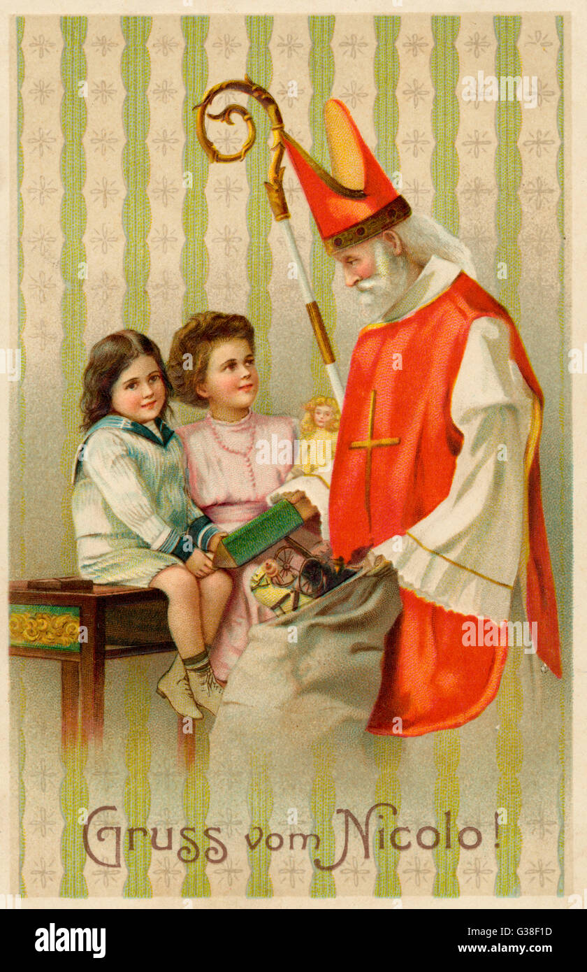 Saint Nicolas And Children High Resolution Stock Photography and Images ...