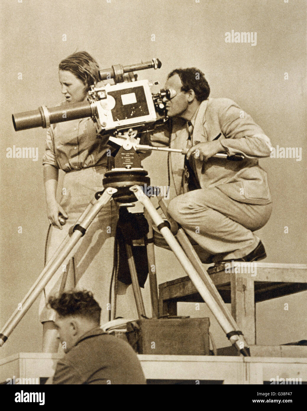FILMING 1936 OLYMPICS Stock Photo - Alamy