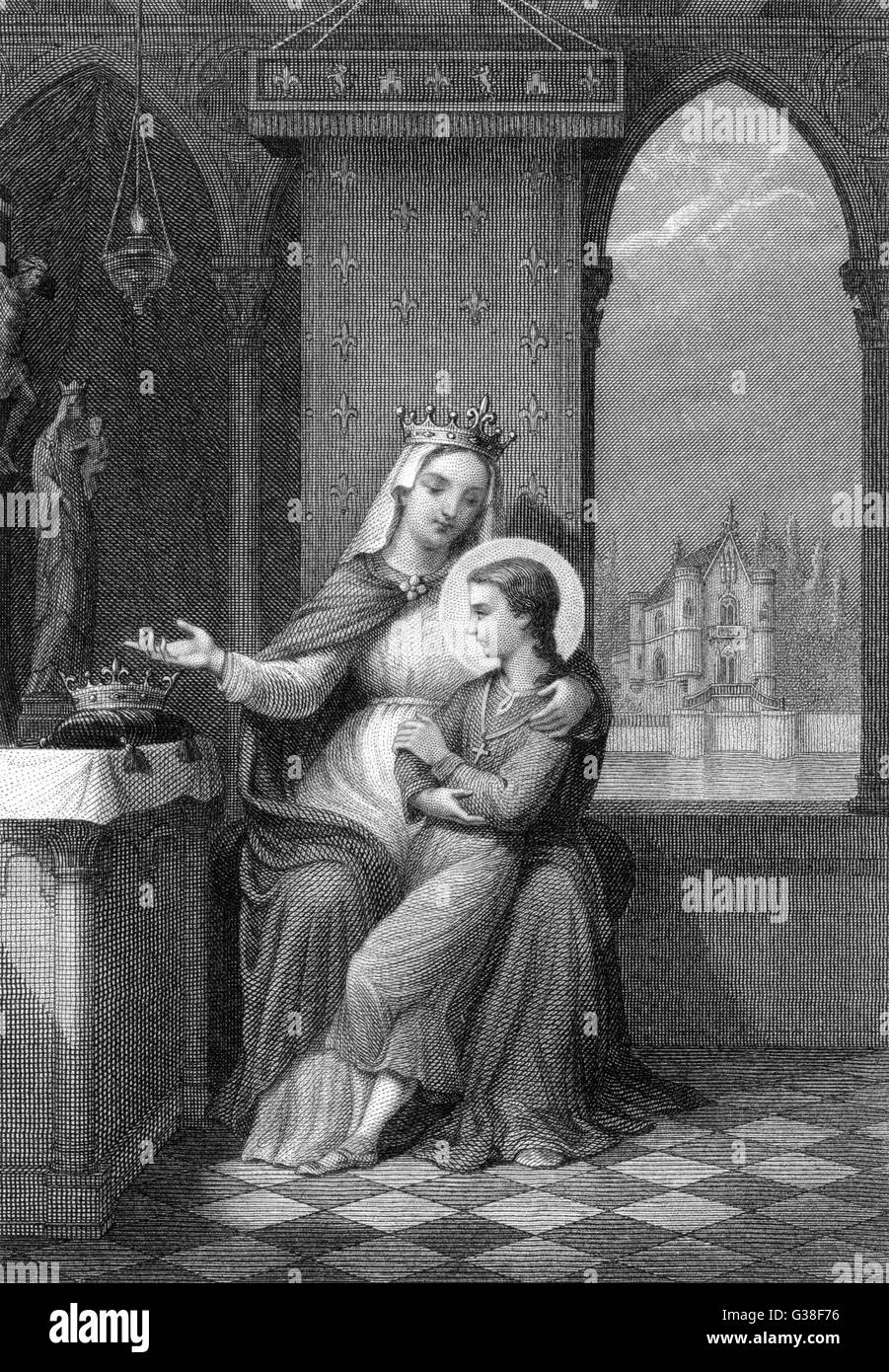 LOUIS IX/ MOTHER'S KNEE Stock Photo - Alamy