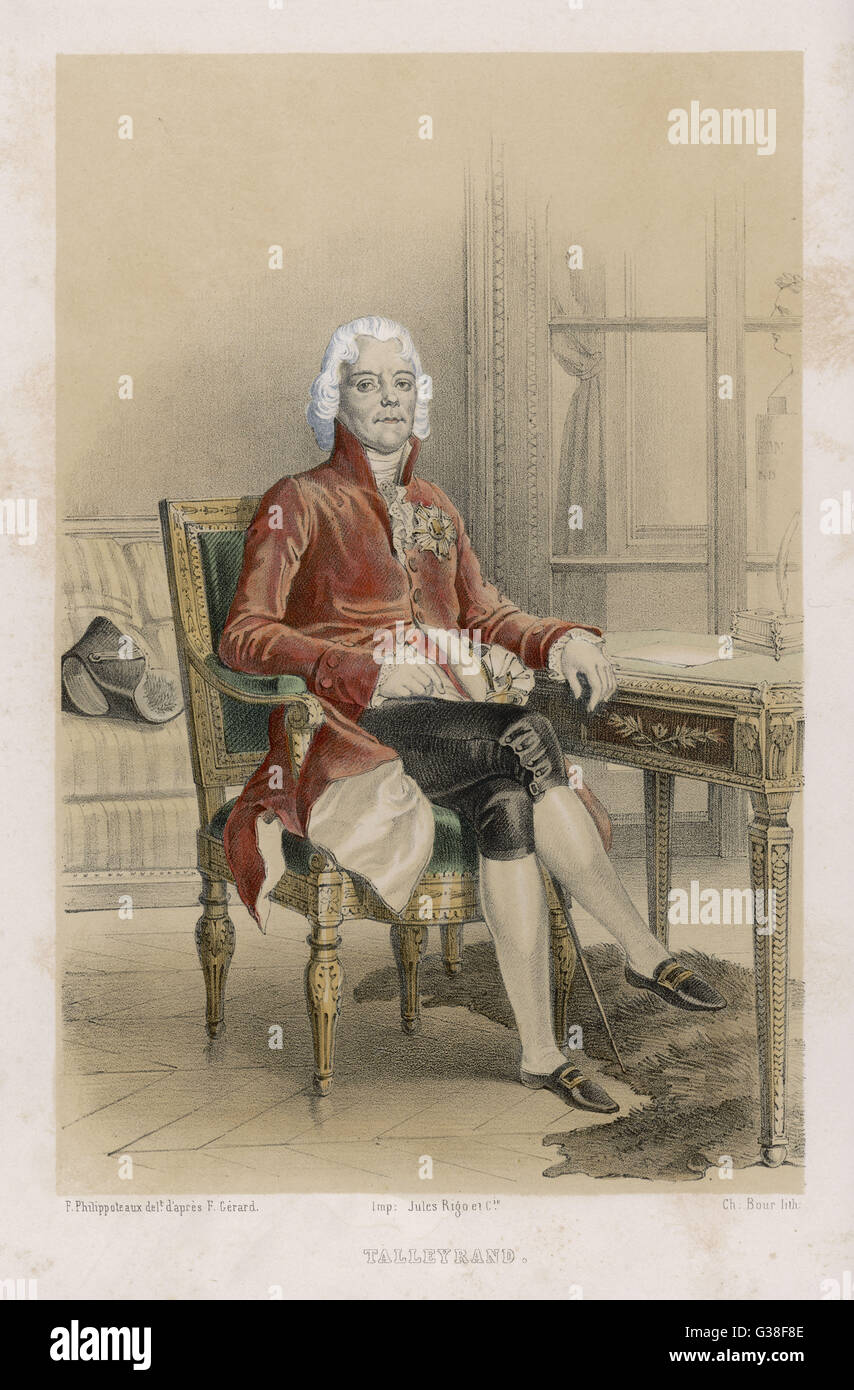 Charles maurice talleyrand perigord hi-res stock photography and images ...