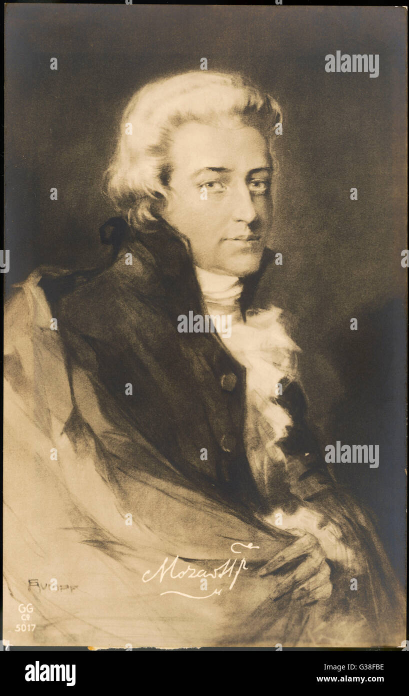 WOLFGANG AMADEUS MOZART Stock Photo - Alamy