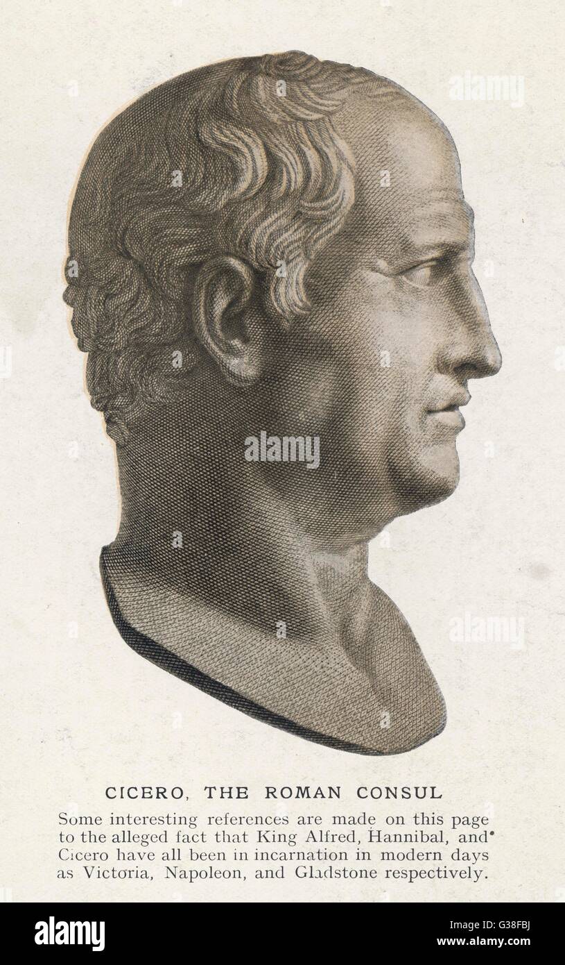 Bust of cicero hi-res stock photography and images - Alamy