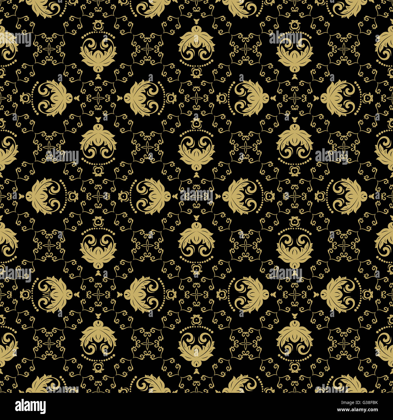 Seamless Wallpaper in the Style of Baroque Stock Photo - Alamy
