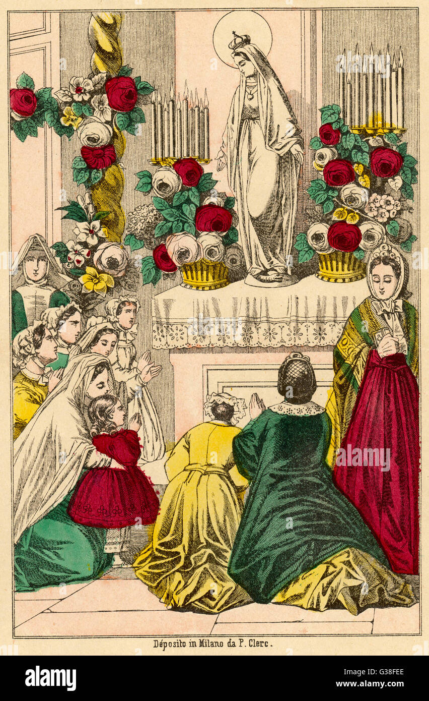 The month of mary hi-res stock photography and images - Alamy