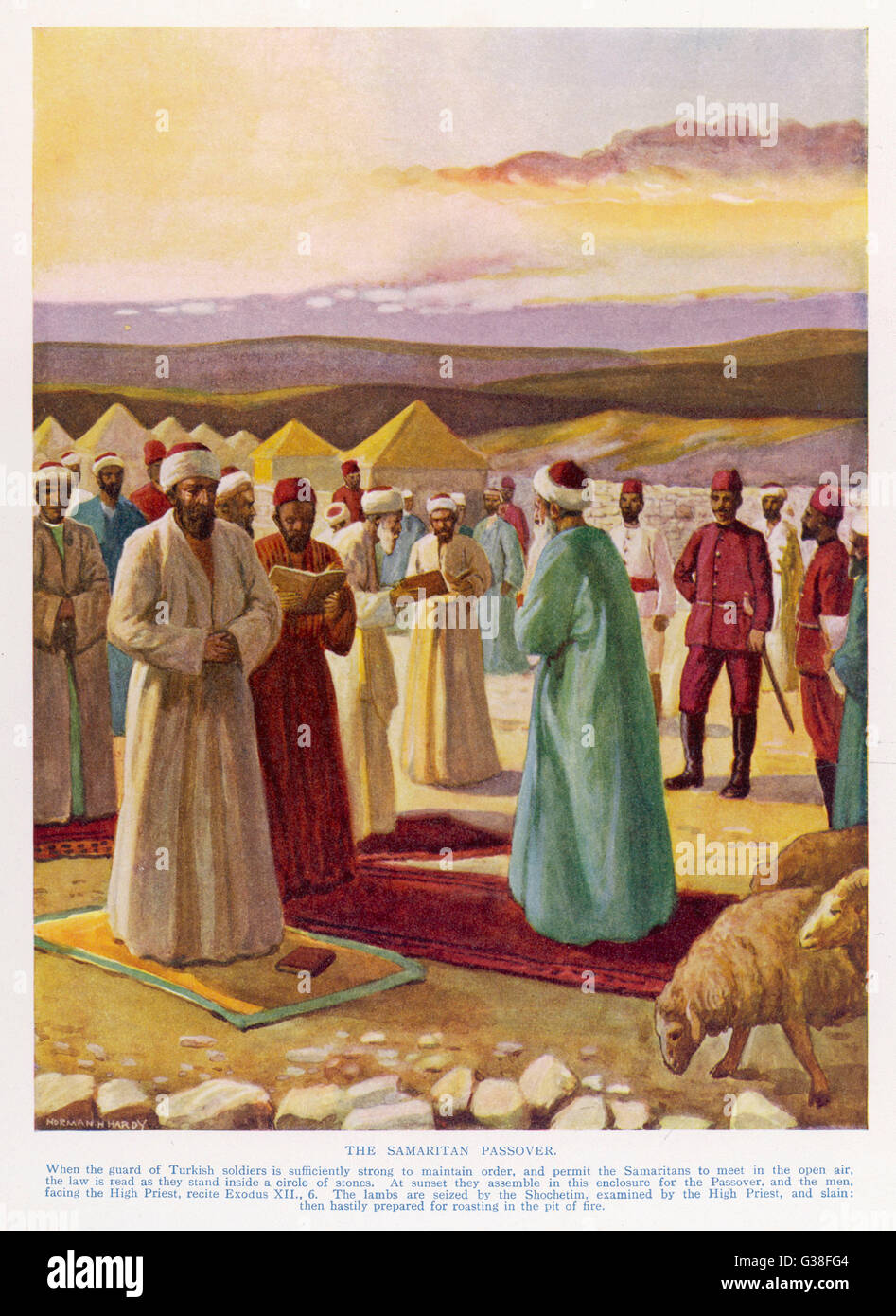 PASSOVER IN SAMARIA Stock Photo - Alamy