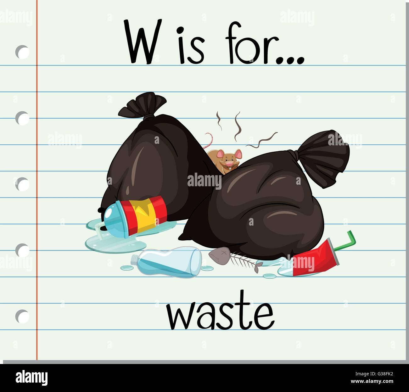 Letter rubbish trash font garbage hi-res stock photography and images ...