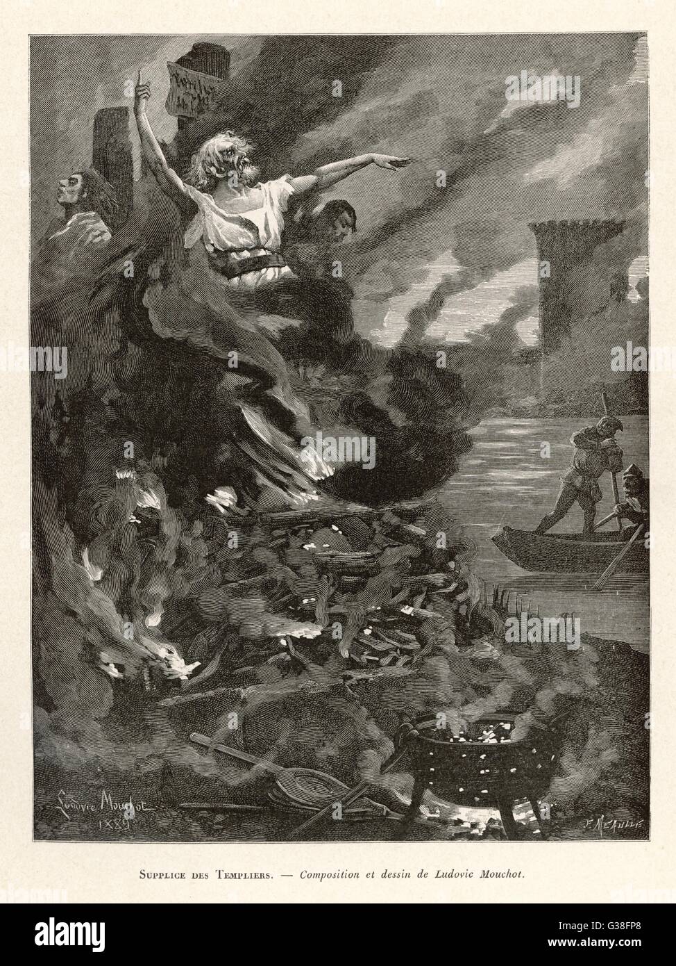 Jacques de molay burnt hi-res stock photography and images - Alamy