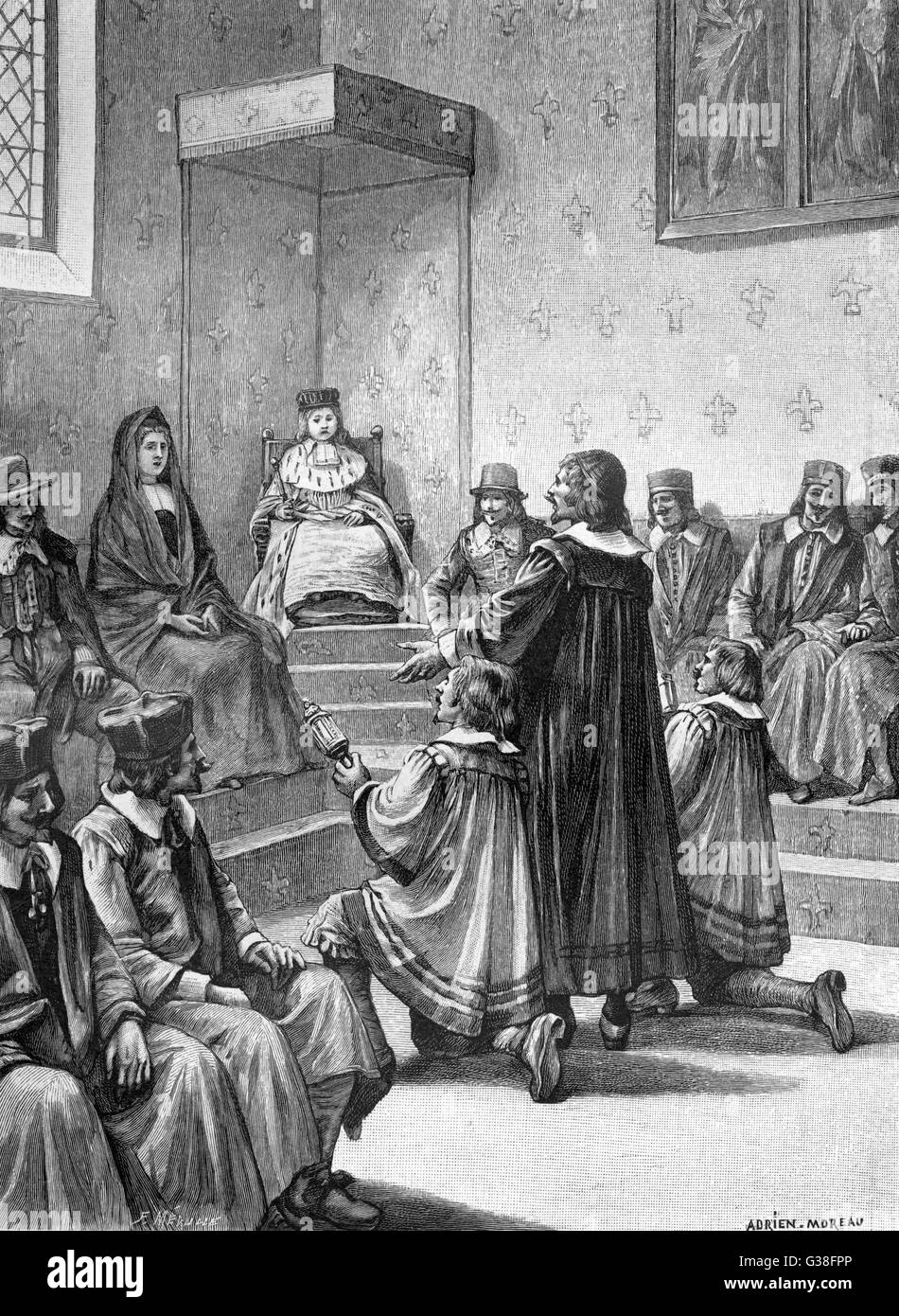 LOUIS XIV AS A BOY Stock Photo - Alamy