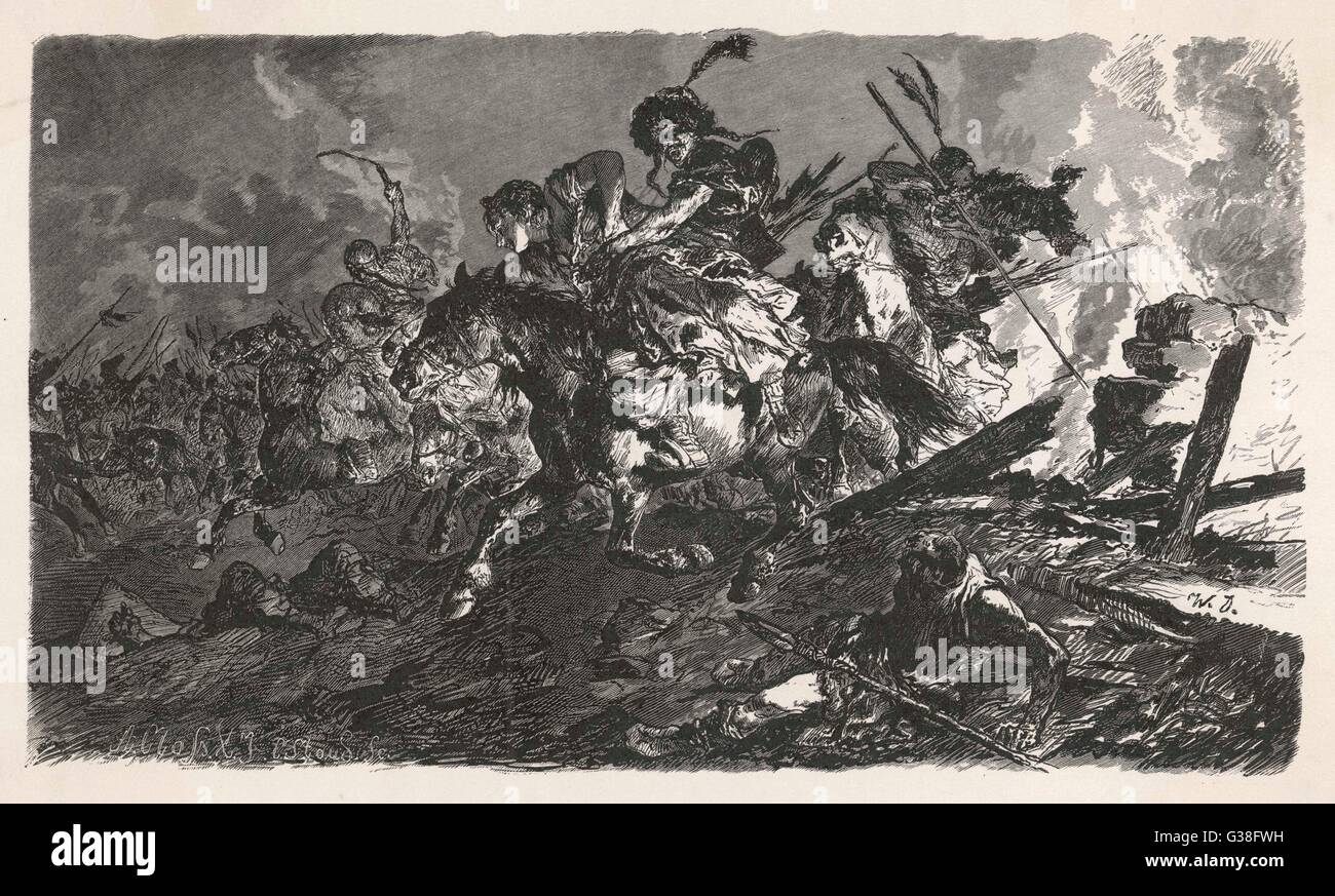 HUNS INVADE EUROPE Stock Photo - Alamy