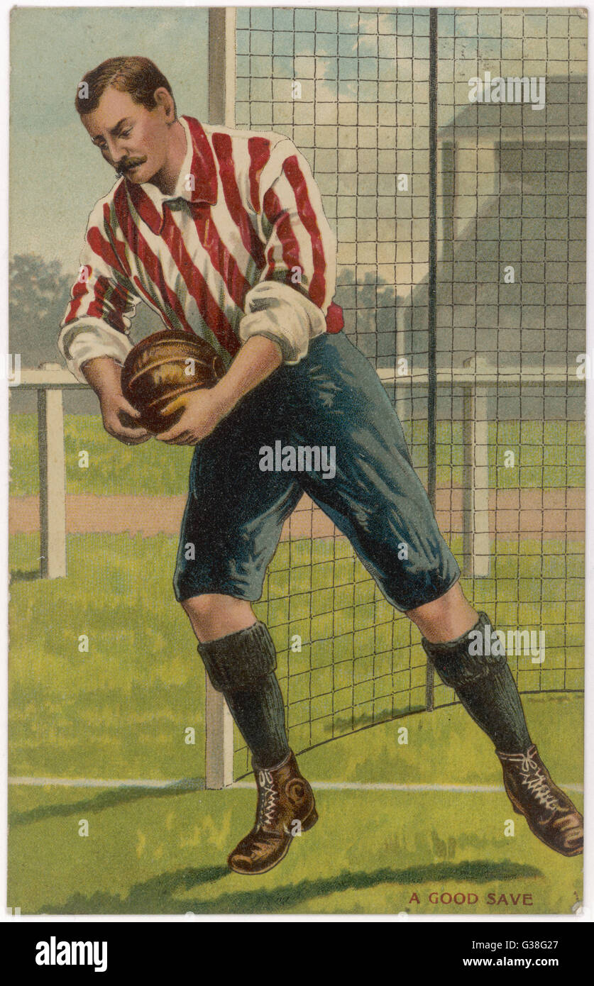 Football - a Good Save Stock Photo - Alamy