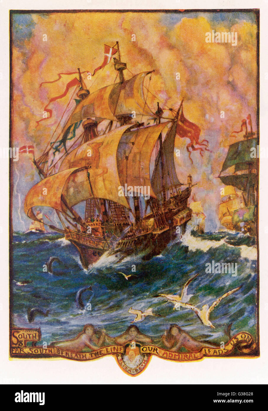 FRANCIS DRAKE'S SHIP Stock Photo - Alamy
