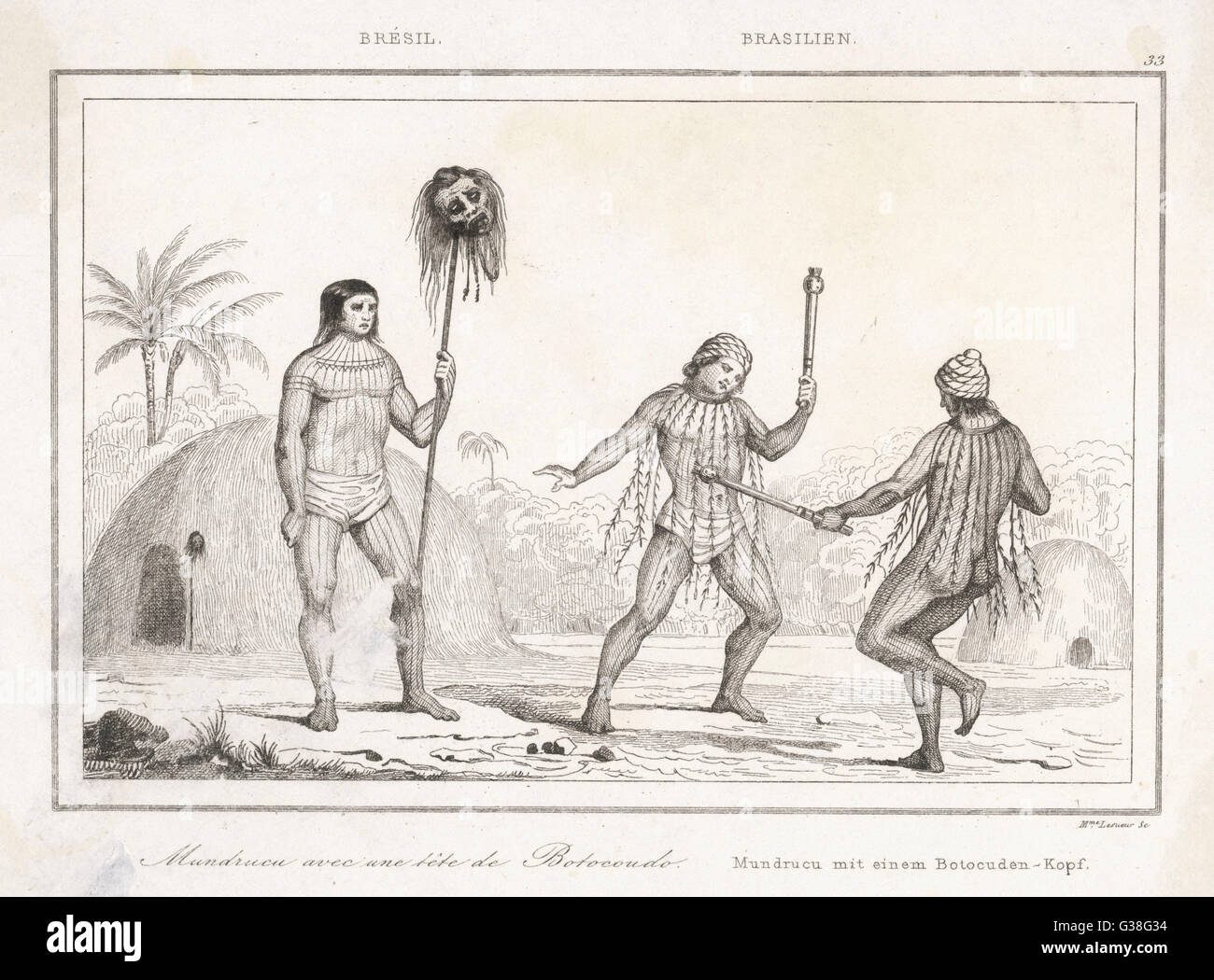 Botocudo people hi-res stock photography and images - Alamy