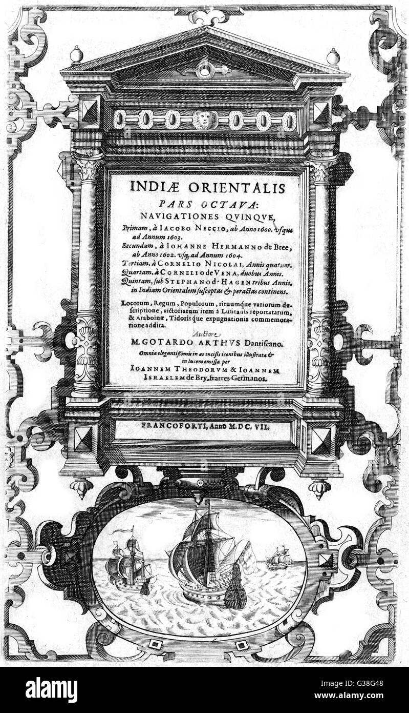 TITLE PAGE 1607 Stock Photo - Alamy