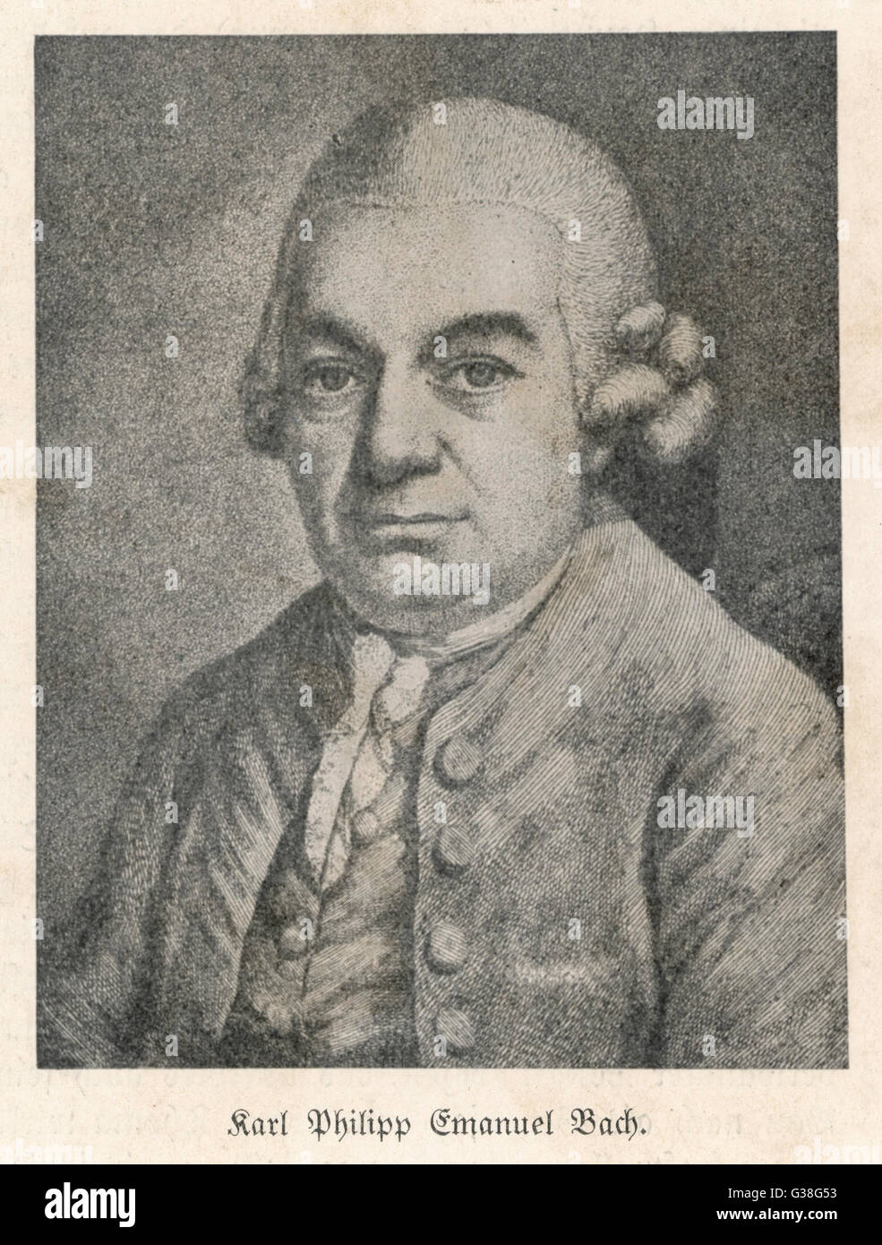 Carl Philipp Emanuel Bach High Resolution Stock Photography and Images ...