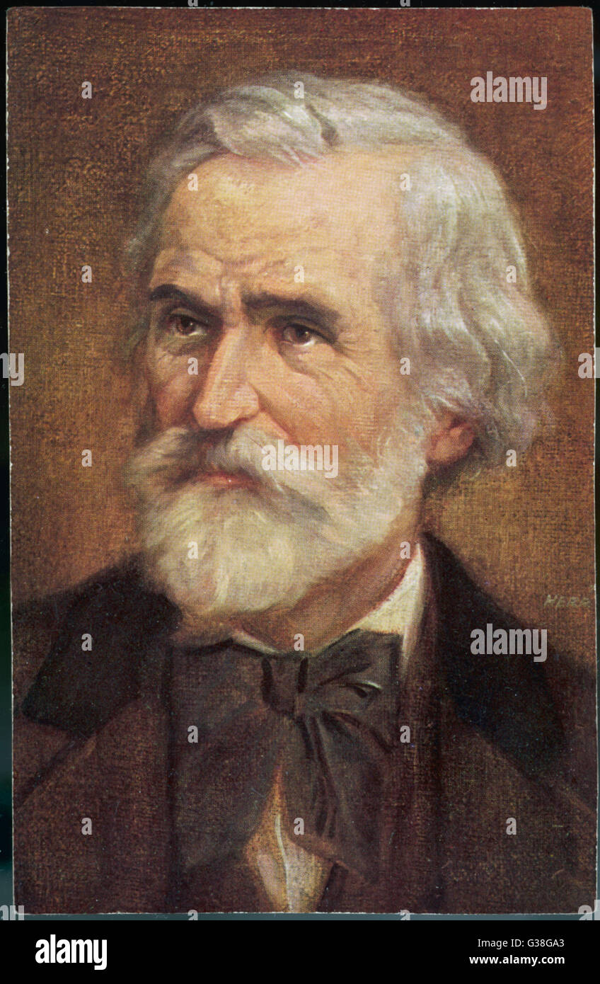 Composer Giuseppe Verdi Stock Photo - Alamy