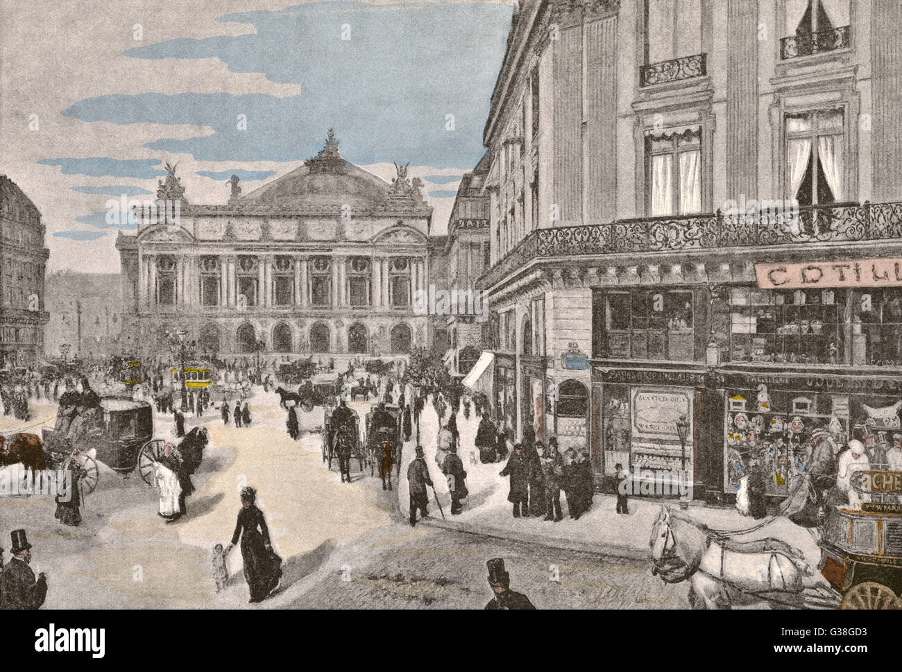 PARIS/PLACE DE L'OPERA Stock Photo - Alamy