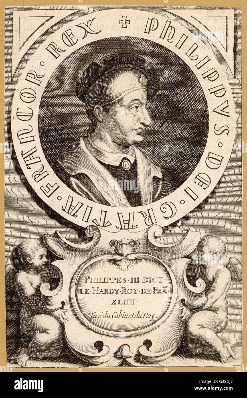 King of france philippe iii le hardi hi-res stock photography and ...